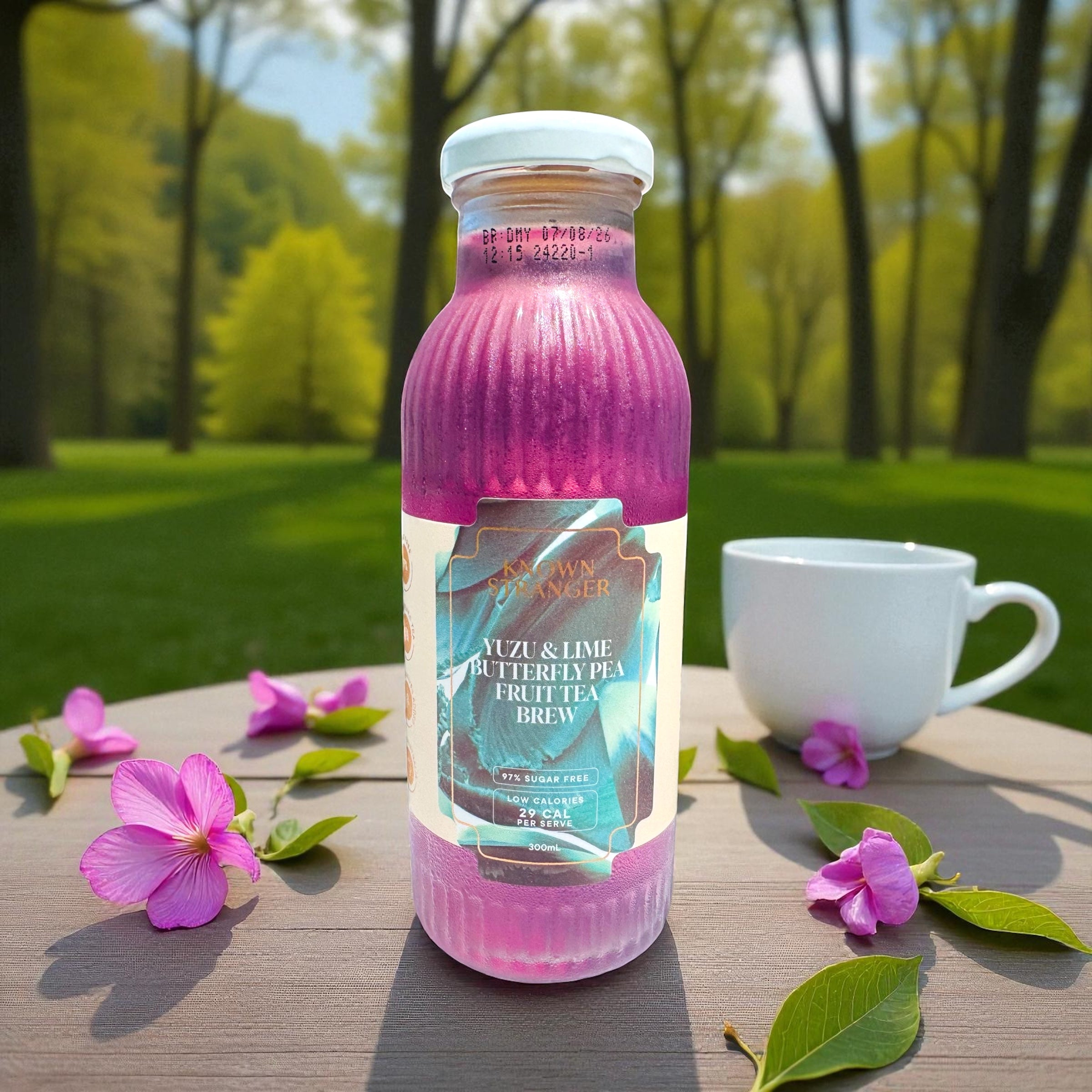 Yuzu Lime Pea Flower Elixir • Antioxidant-Packed • Instant Refresh ...