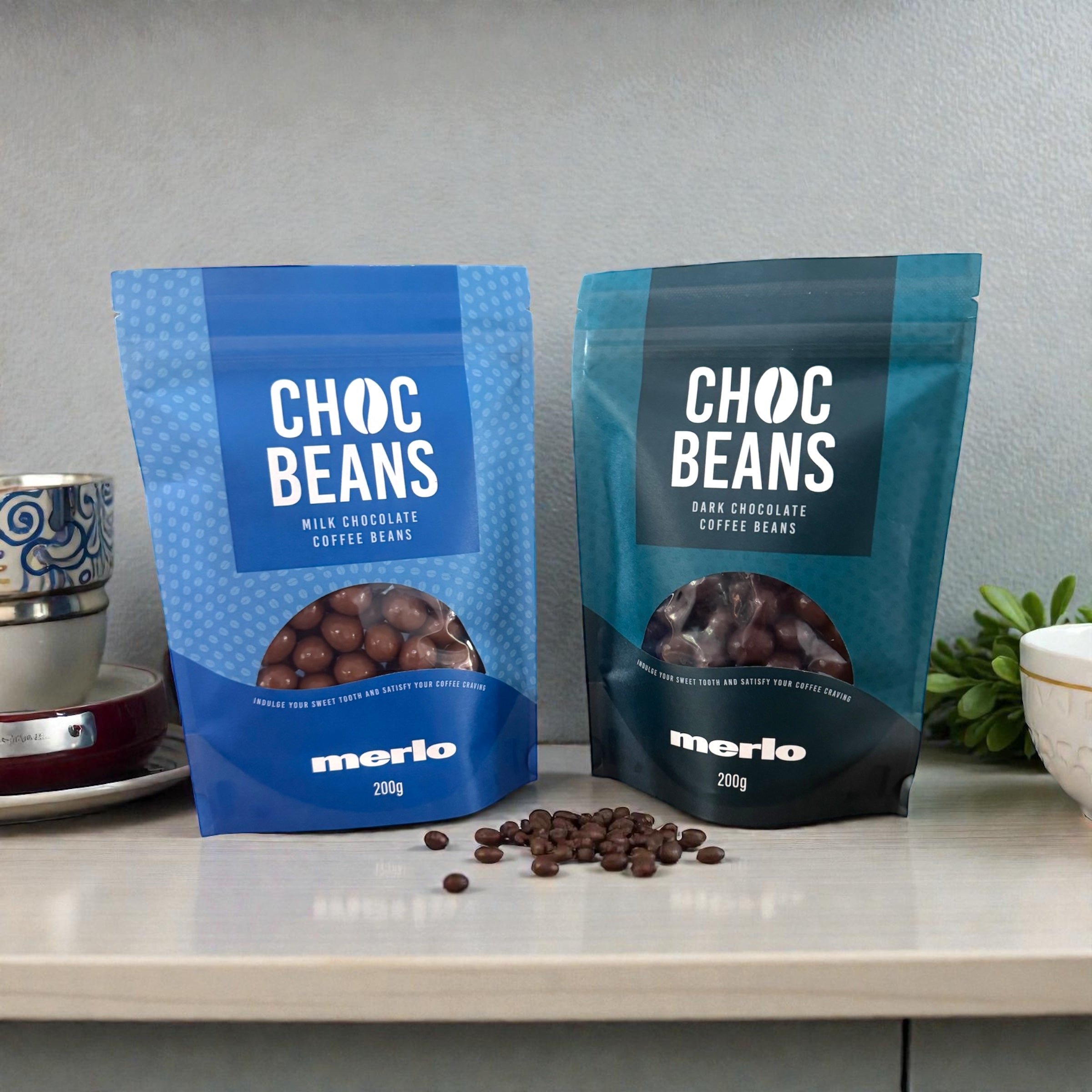 Love Coffee? Merlo Chocolate Coffee Beans – The Village Grocer